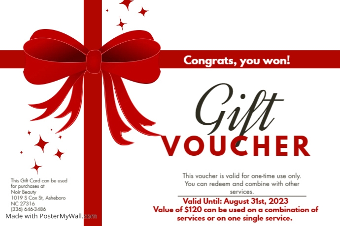 Gift Certificate | PosterMyWall
