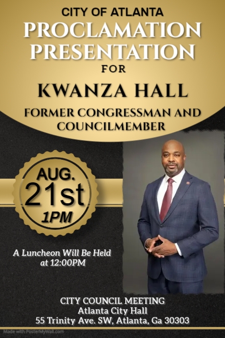 Copy of Proclamation Flyer for Kwanza Hall 2 | PosterMyWall