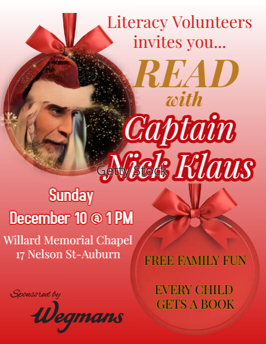Read with Capt Klaus | PosterMyWall