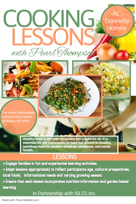 Cooking Lessons | PosterMyWall