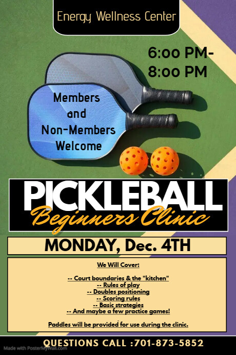 Pickleball Tournament Poster | PosterMyWall