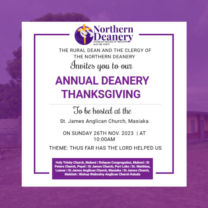 DEANERY SERVICE INVITES | PosterMyWall