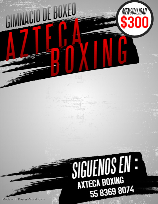 Copy of Copia de Kickboxing Classes Flyer | PosterMyWall