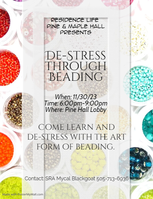 Beading Basics Jewelry Class Flyer Ad | PosterMyWall