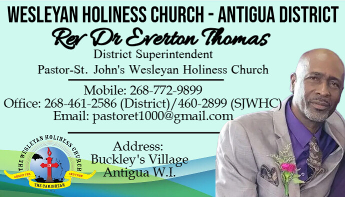 Pastor Thomas-Bus Card | PosterMyWall