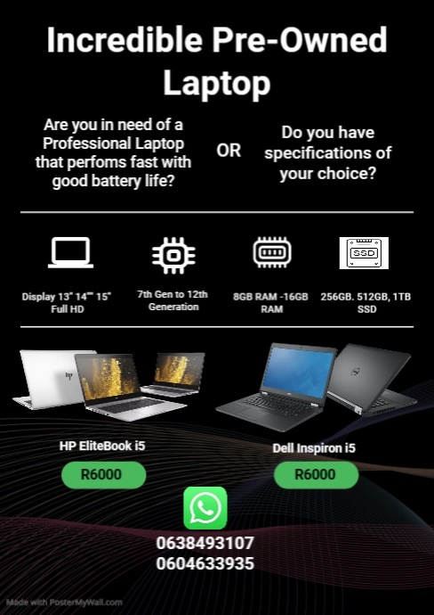 Incridible Laptop Flyer | PosterMyWall