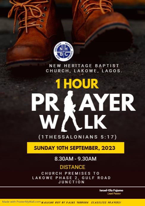 prayer walk flyer template (2) | PosterMyWall