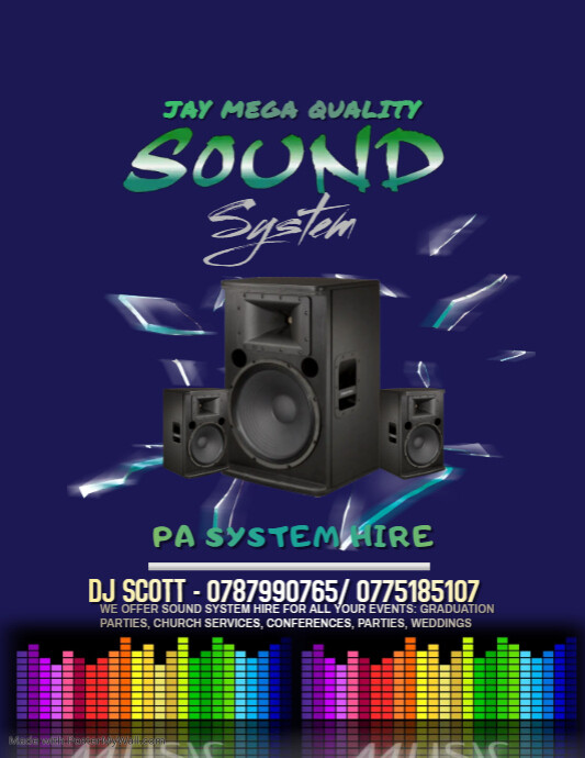sound system | PosterMyWall