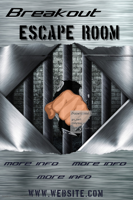 Copy of Escape Room Poster | PosterMyWall
