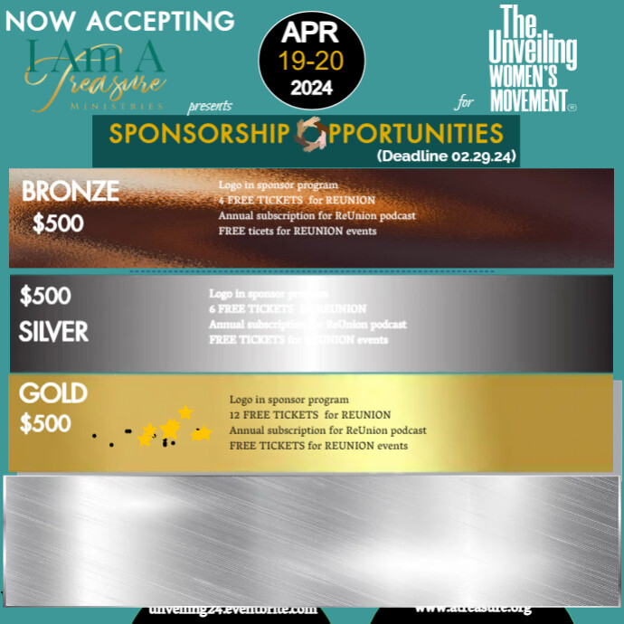 Sky Blue Event Sponsorship Poster (2) | PosterMyWall