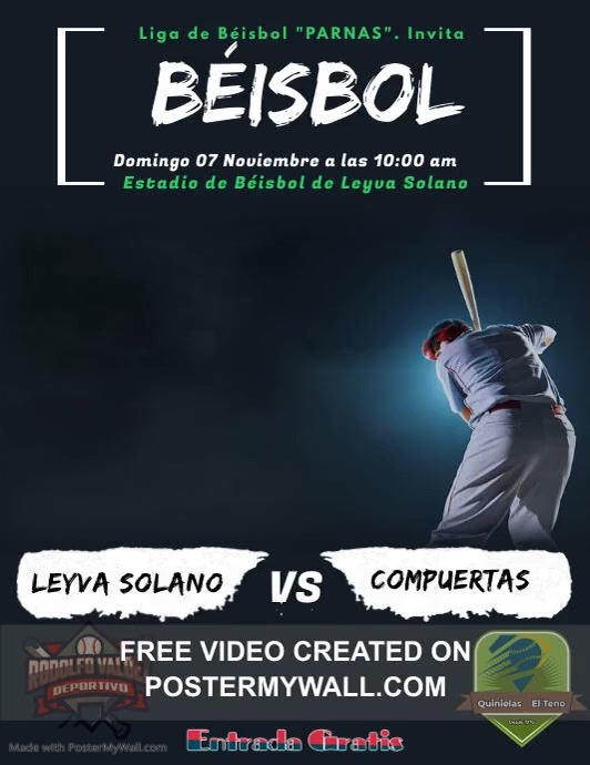 Copia de Baseball Tournament Flyer Video Design | PosterMyWall