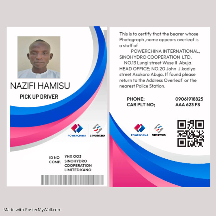 Graphic Id Card Template | PosterMyWall
