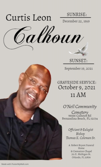 Copy of Curtis Leon | PosterMyWall