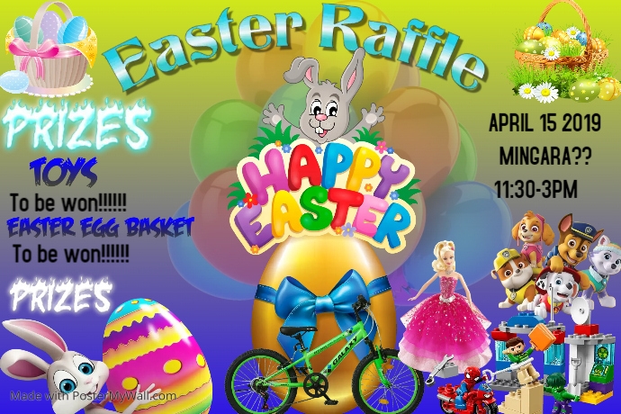 EASTER RAFFLE | PosterMyWall