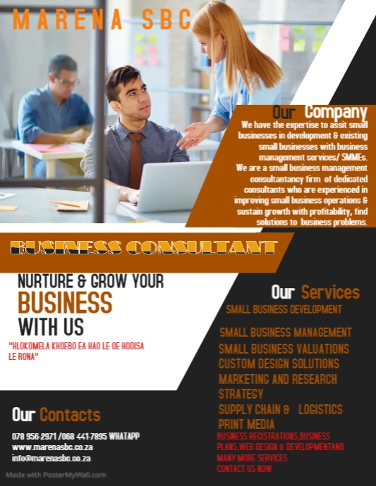 Professional Business Consultant Flyer Design Template | PosterMyWall