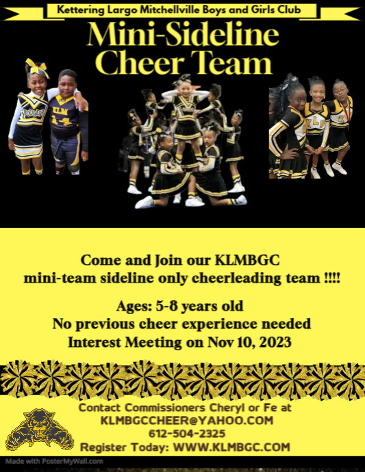 Copy of Copy of Cheerleader Camp Flyer Design Template (1) | PosterMyWall