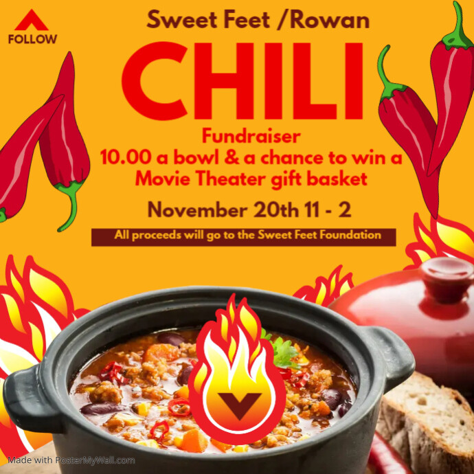 Chili Cook Off Host Invite Template | PosterMyWall
