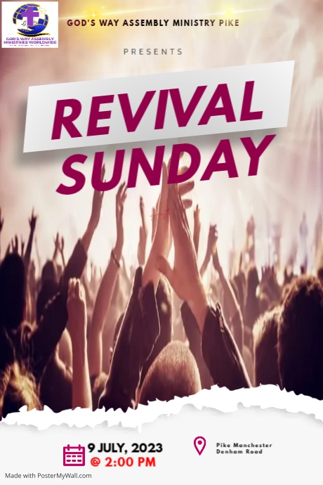 prayer revival conference | PosterMyWall