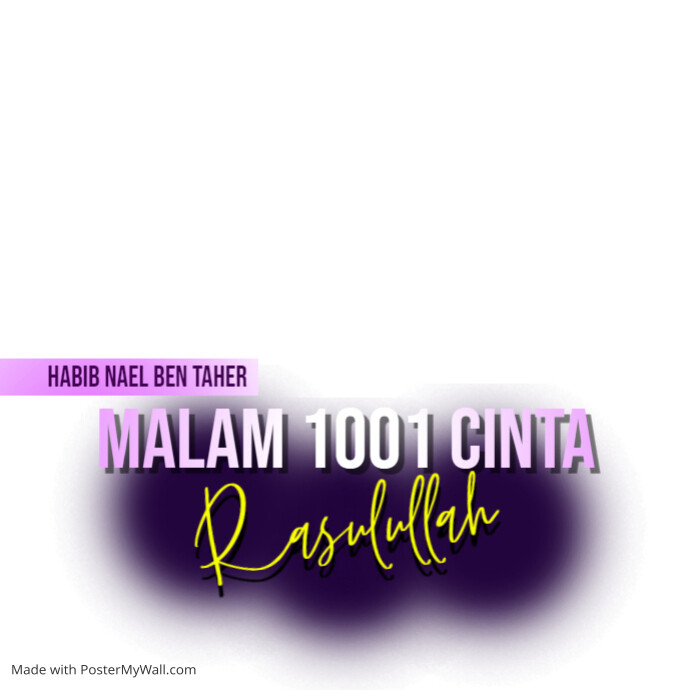 Copy of DUMMY POSTER Malam Maulid | PosterMyWall