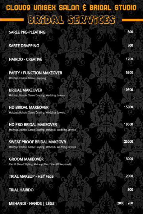 Luxury Price List Template (2) | PosterMyWall