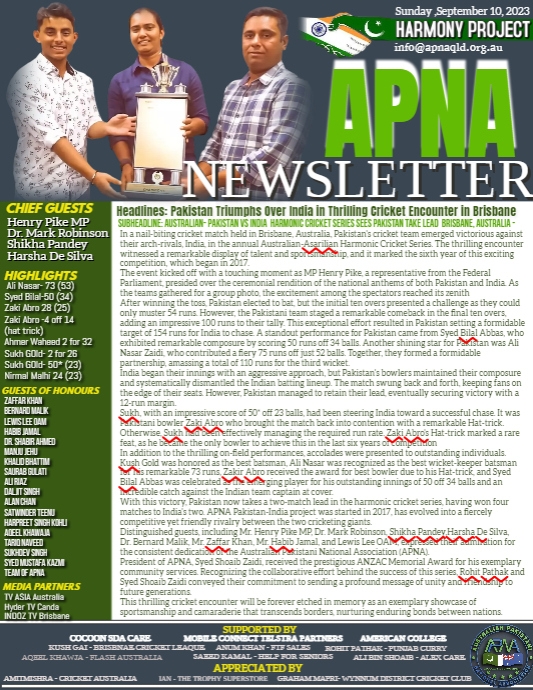 APNA News letter | PosterMyWall