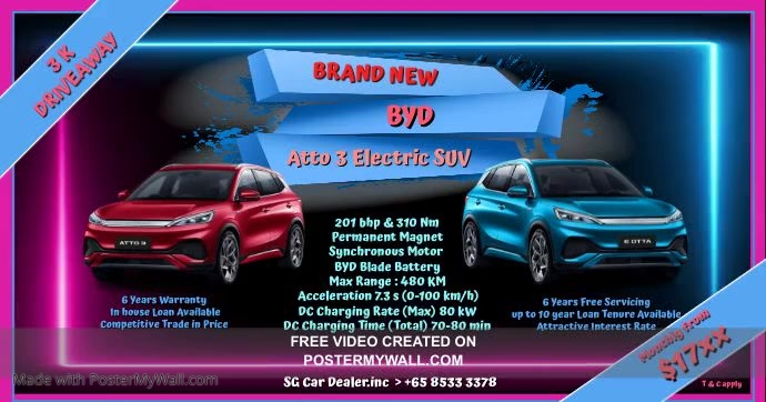 Copy of BYD e6 Electric | PosterMyWall