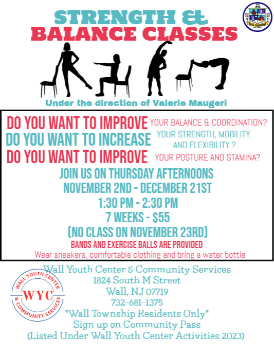 Strength and Balance Classes | PosterMyWall