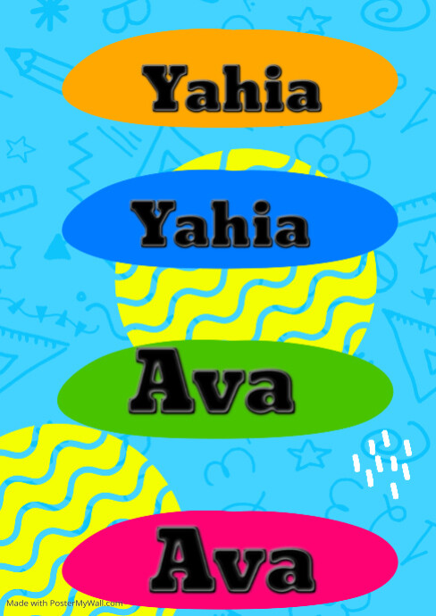 Blue Classroom Rules Educational Flyer | PosterMyWall