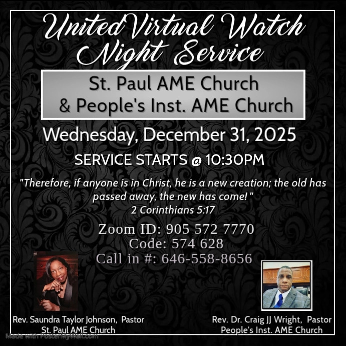 Copy of 2021 NEW YEARS EVE WATCH NIGHT CHURCH SERVICE | PosterMyWall