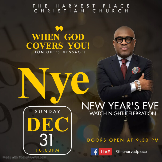 NYE | Watchnight | PosterMyWall