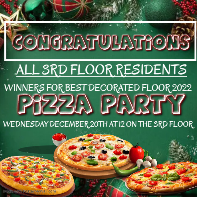 Christmas Pizza Ads | PosterMyWall