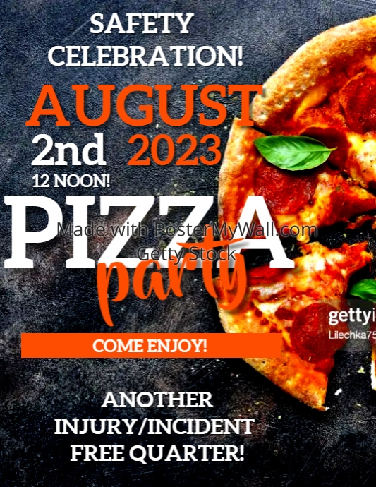 pizza party 2020 flyer template | PosterMyWall
