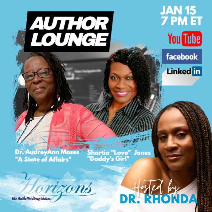 Author Lounge Promo | PosterMyWall