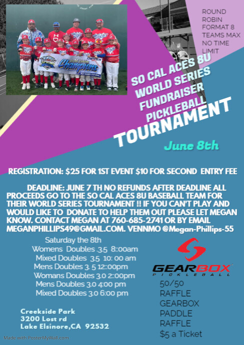 Pickleball Tournament Flyer | PosterMyWall