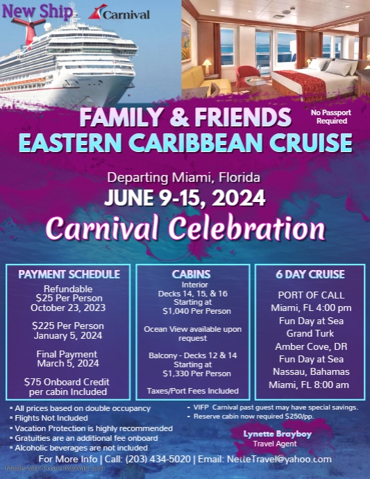 Cruise Flyer (1) | PosterMyWall