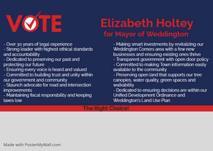 Election Campaign Postcard | PosterMyWall