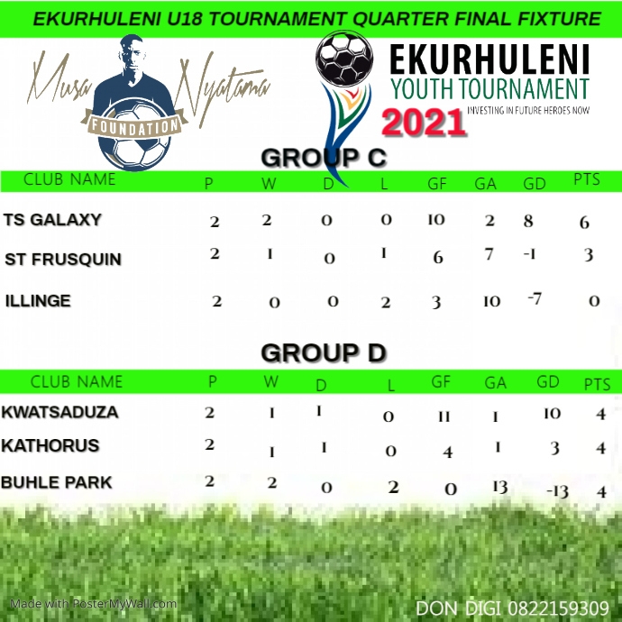 Copy of SOCCER FIXTURES SCHEDULE | PosterMyWall