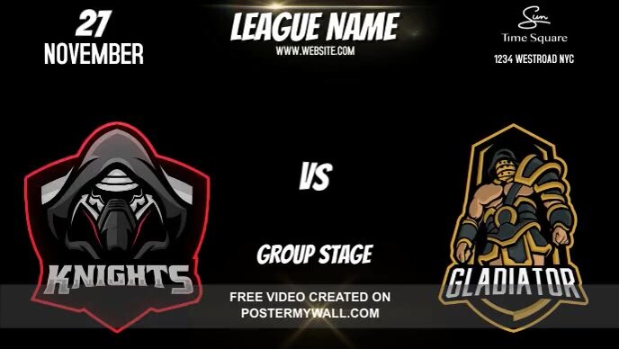 Copy of TEAM A VS TEAM B DESIGN TEMPLATE | PosterMyWall