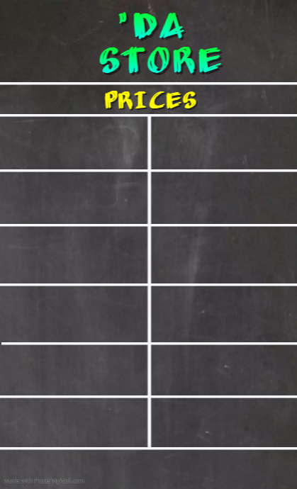 Blackboard Specials | PosterMyWall