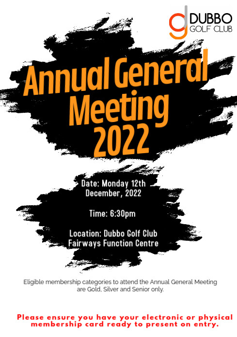 AGM 2022 (1) | PosterMyWall