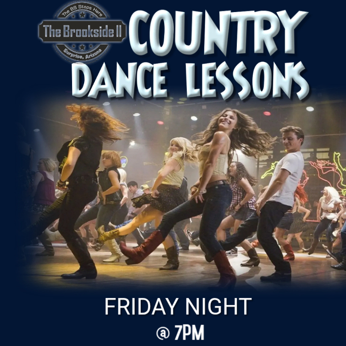 COUNTRY LINE DANCING COUNTRY MUSIC BAR | PosterMyWall