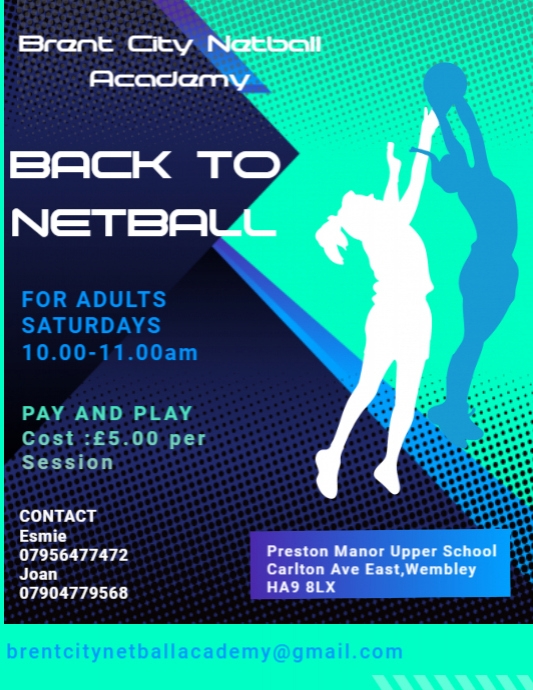 Copy of Copy of Netball Training Camp Recruitment Sports Flye ...