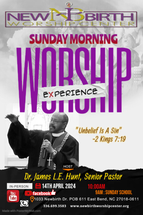 Copy of worship experience | PosterMyWall