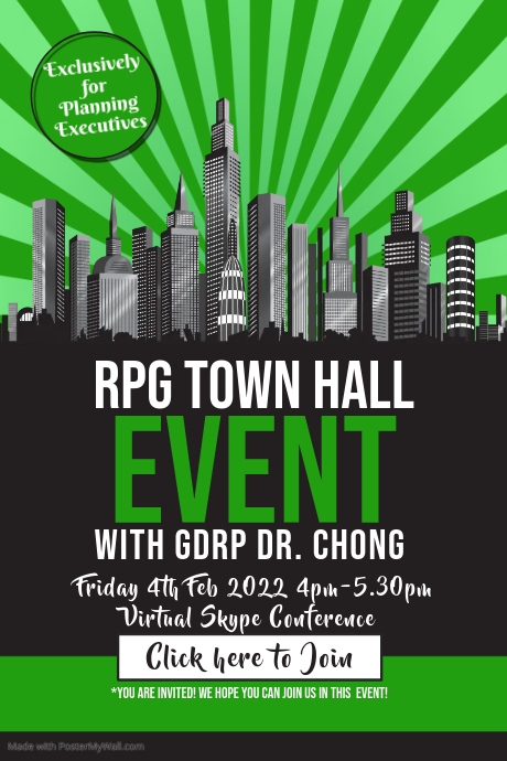 Copy of Town Hall Meeting Poster | PosterMyWall