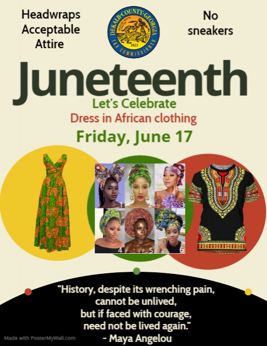 2022-0617 Juneteenth Event Flyer | PosterMyWall