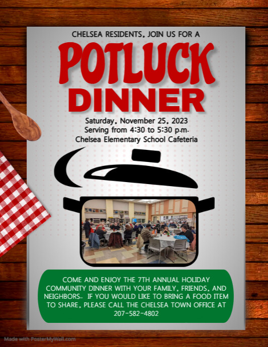 potluck party flyer design template | PosterMyWall