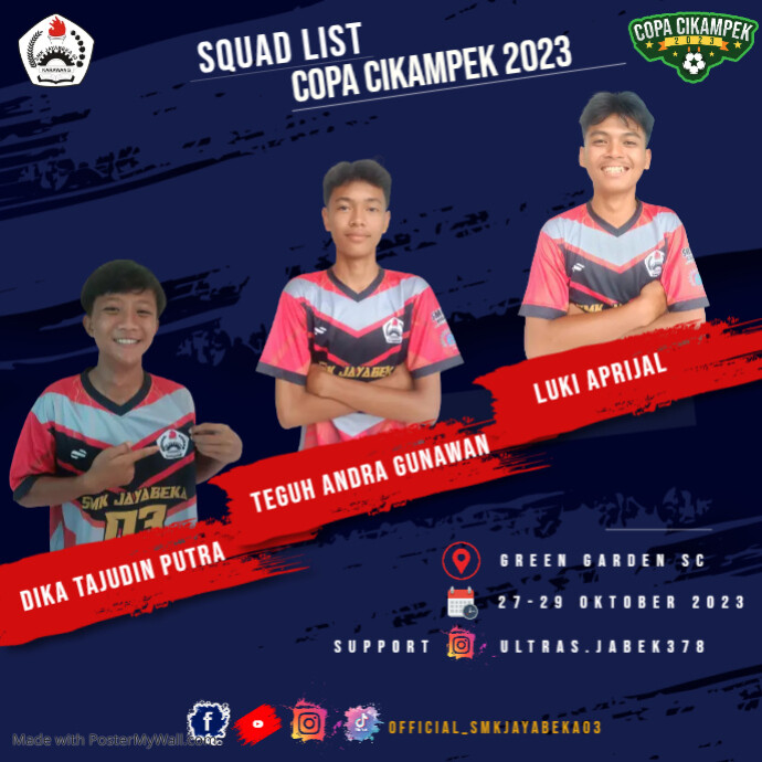 Squad List | PosterMyWall