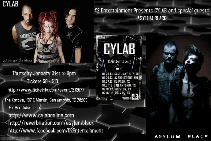 Copy of Cylab featuring Asylum Black | PosterMyWall