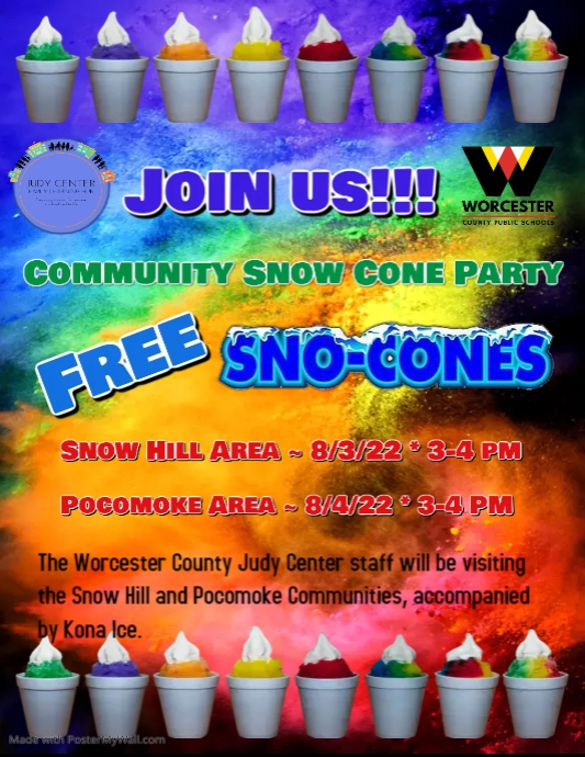 SNO CONES SNOW BALL STAND FLYER TEMPLETE | PosterMyWall