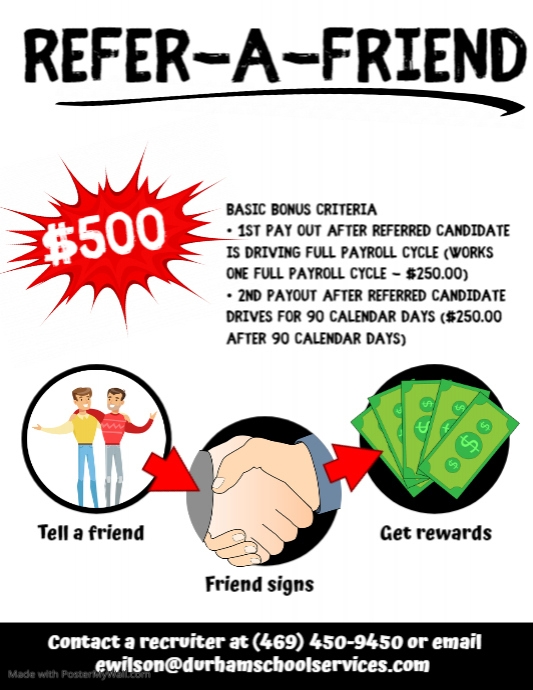 Copy of Refer-A-Friend Program Flyer | PosterMyWall